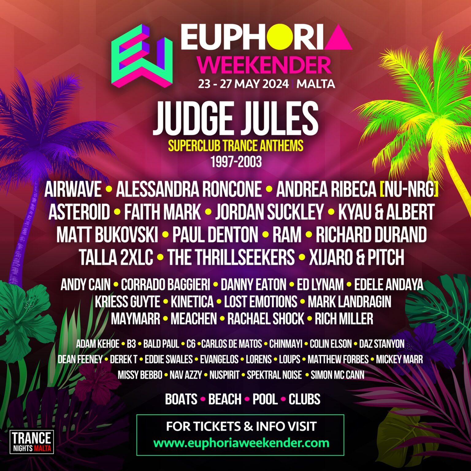 Euphoria Weekender Malta 2026 | Intimate Trance Festival